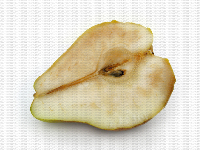 Poire Doyenné du Comice, blettissement symptôme interne, niveau 3 ...