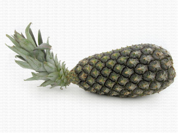 Ananas bouteille ou "pain de sucre" avec couronne déformée ...